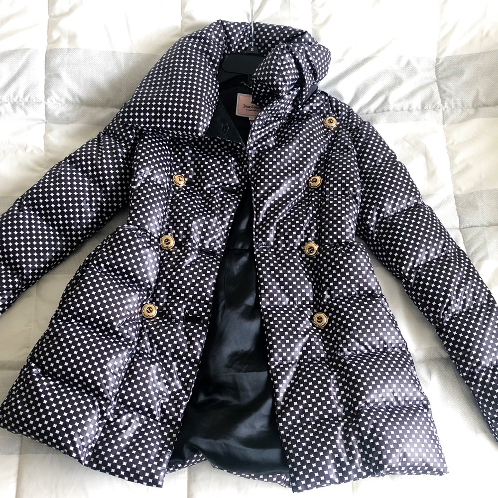Juicy Couture Down Puffer Jacket Parka Gem